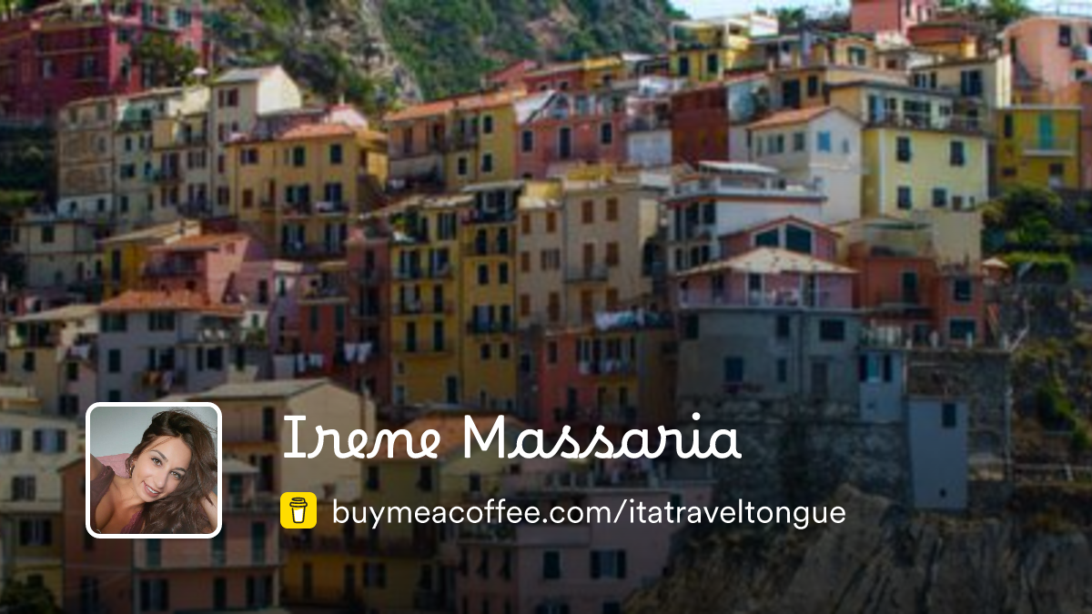 Irene Massaria is Providing an Authentic Italian Experience - Buymeacoffee