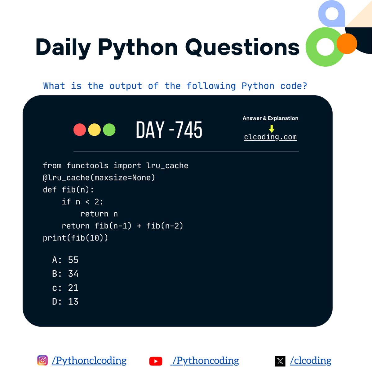 Python Coding challenge - Day 745| What is the output of the following Python Code? — Python ...