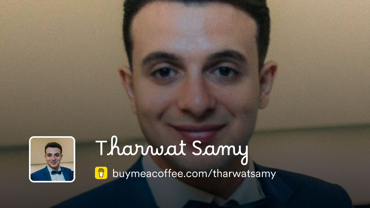 Tharwat Samy - Buymeacoffee