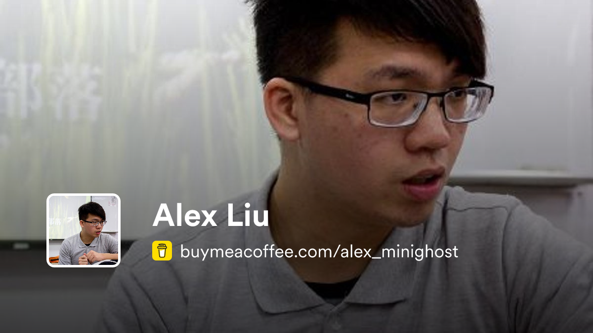 Alex Liu - Buymeacoffee