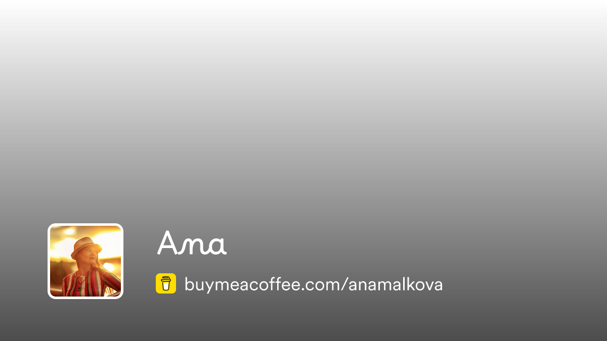 Ana is creating design, mockups, 3D illustrations - Buymeacoffee