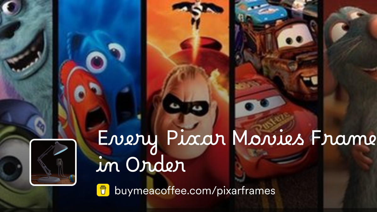 Every Pixar Movies Frame in Order is posting frames on Facebook ...