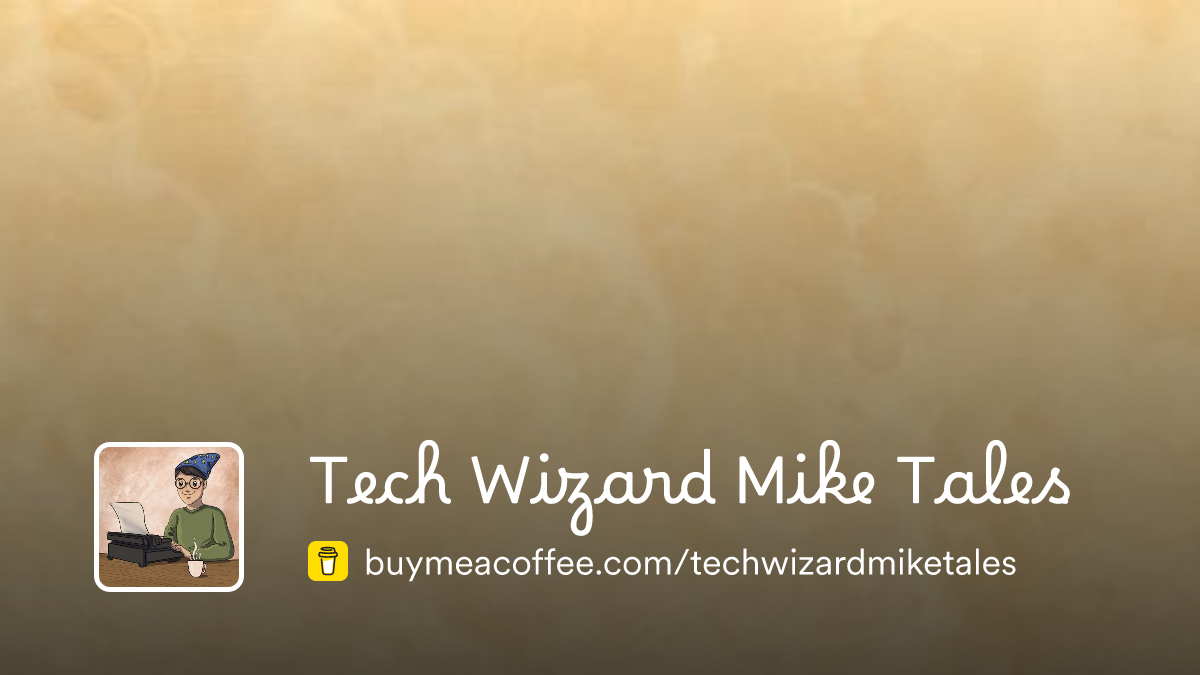 Tech Wizard Mike Tales is creating children's picture books - Buymeacoffee