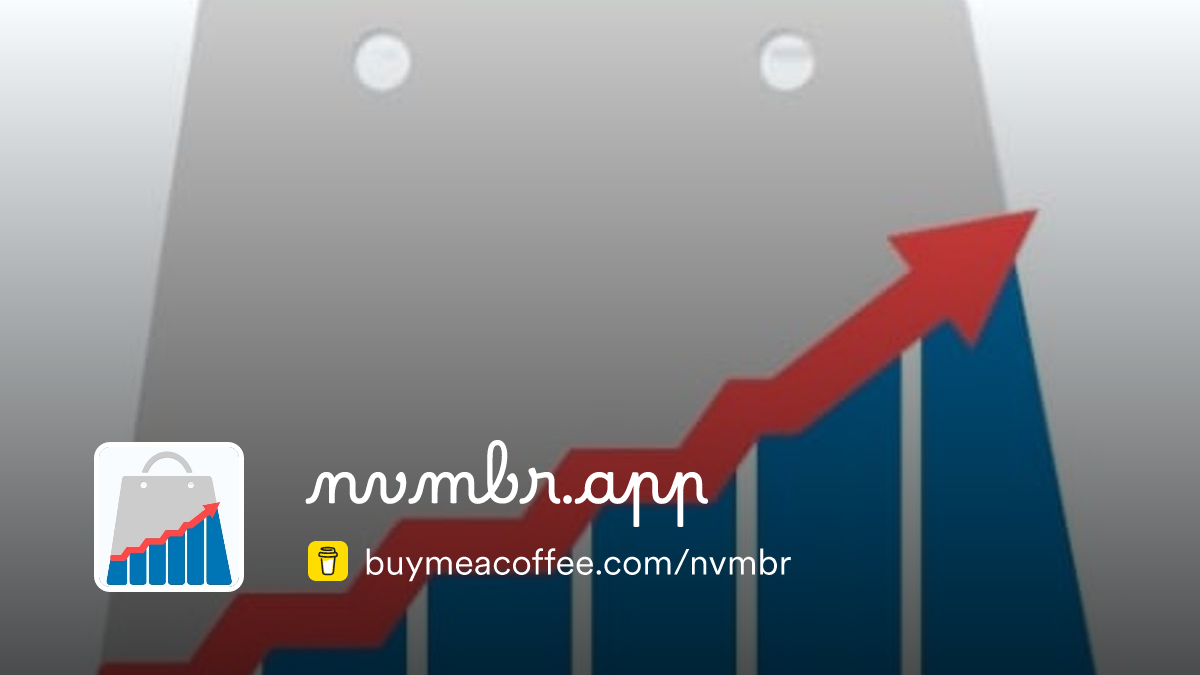 nvmbr.app is sharing price reference for black friday deals. - Buymeacoffee