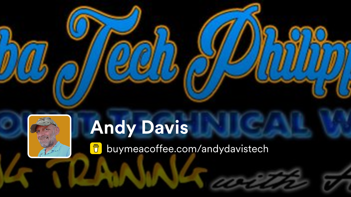 Extras | Andy Davis - Buymeacoffee