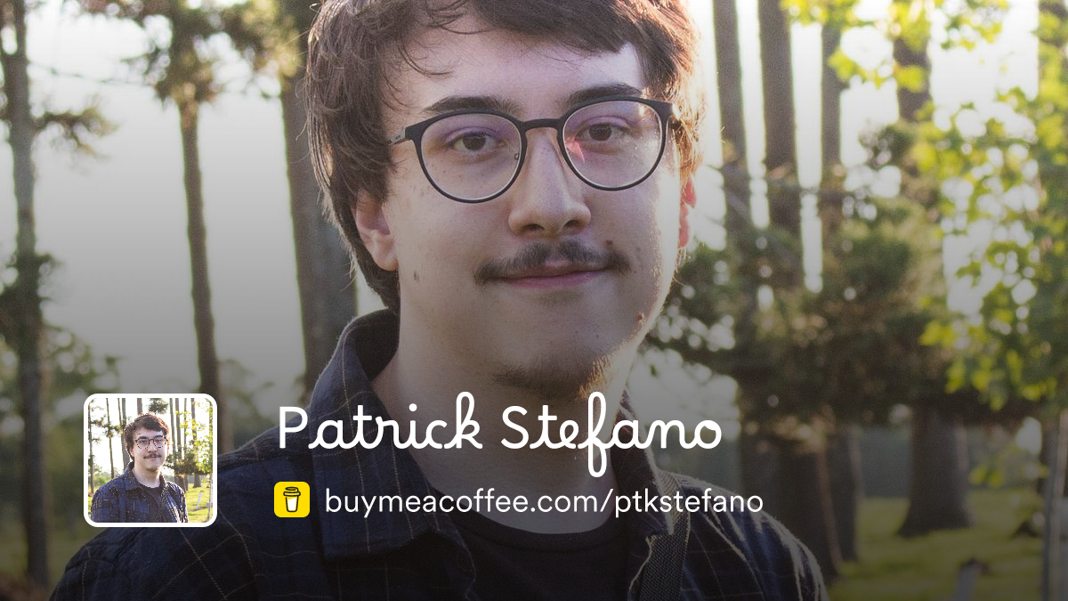 Patrick Stefano is Portokali - Buymeacoffee