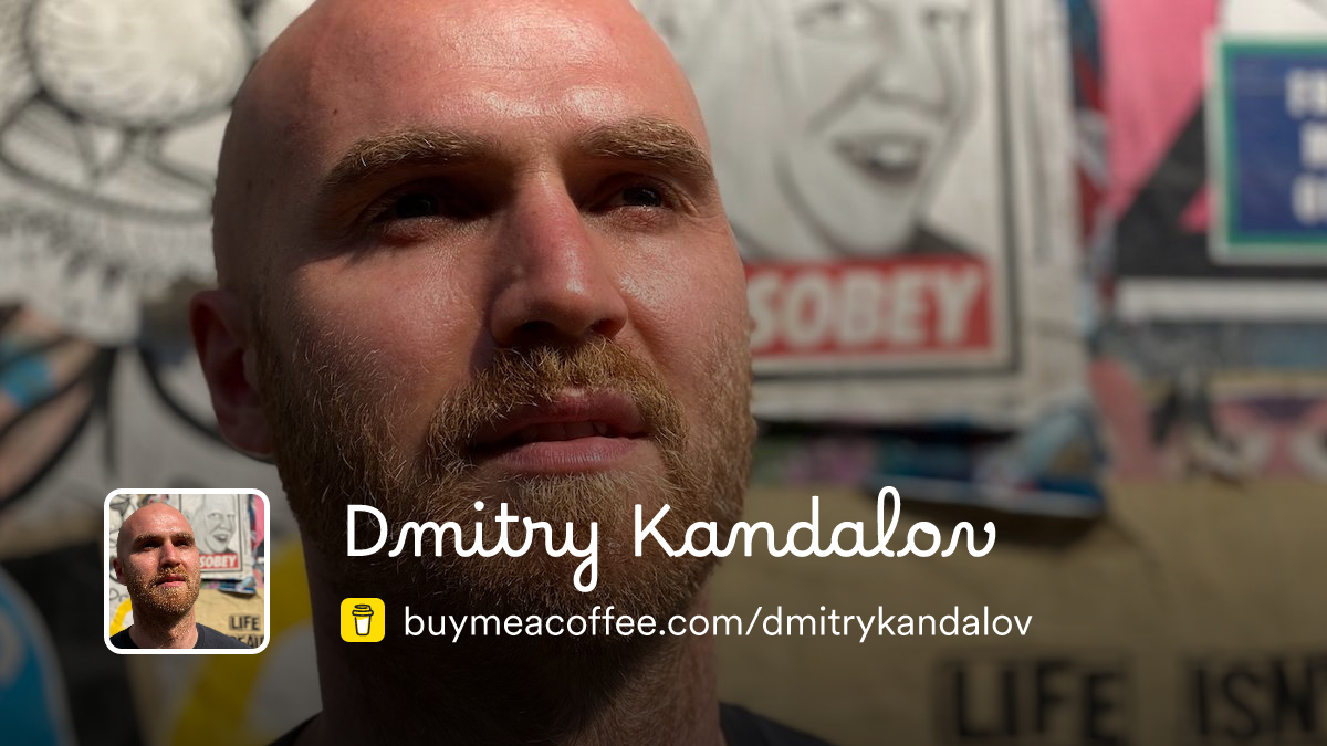 Dmitry Kandalov - Buymeacoffee