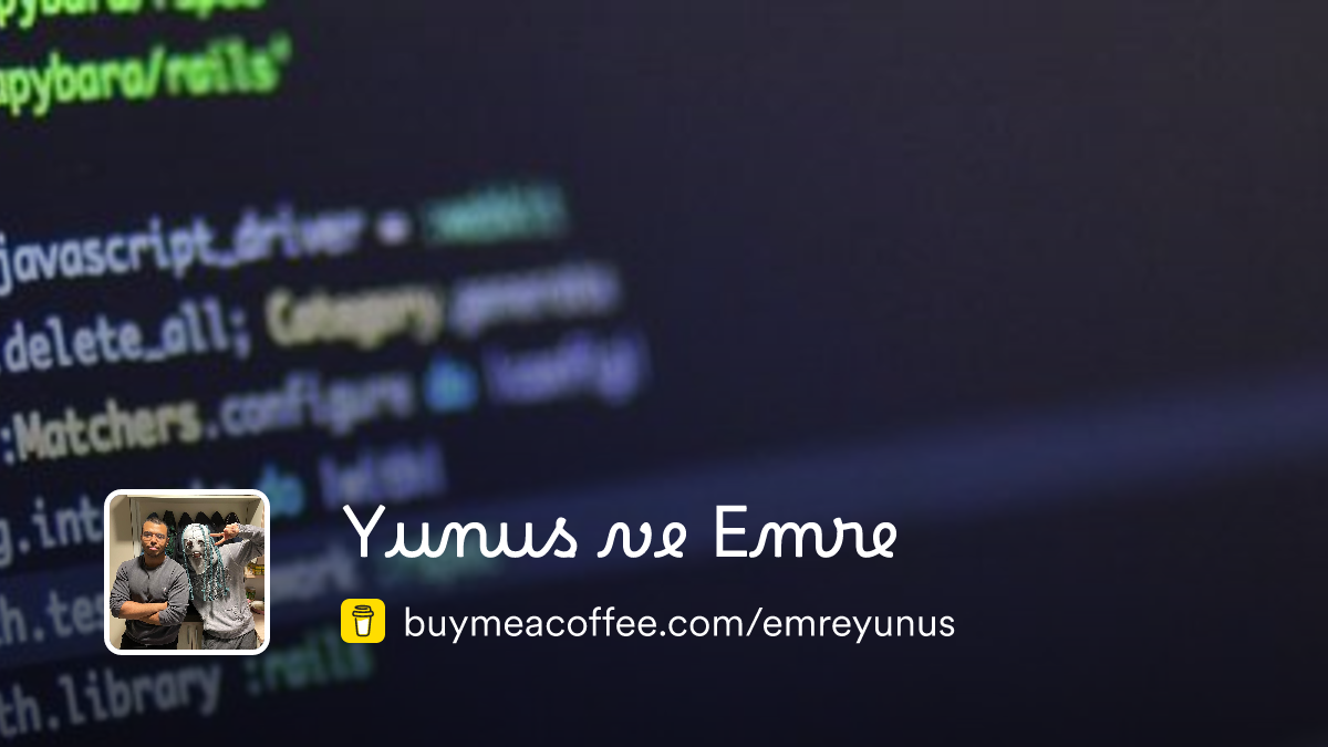 Yunus ve Emre - Buymeacoffee