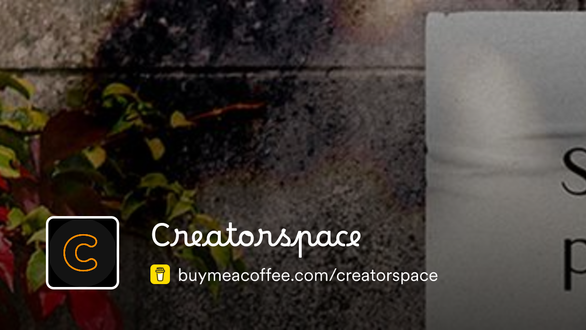 Creatorspace - Buymeacoffee