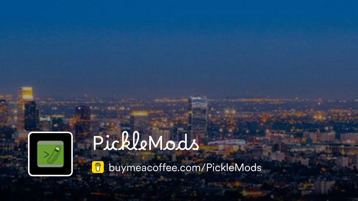 PickleMods is creating scripts! - Buymeacoffee
