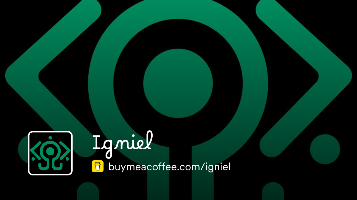 Igniel is a blogger and Blogspot theme developer. - Buymeacoffee