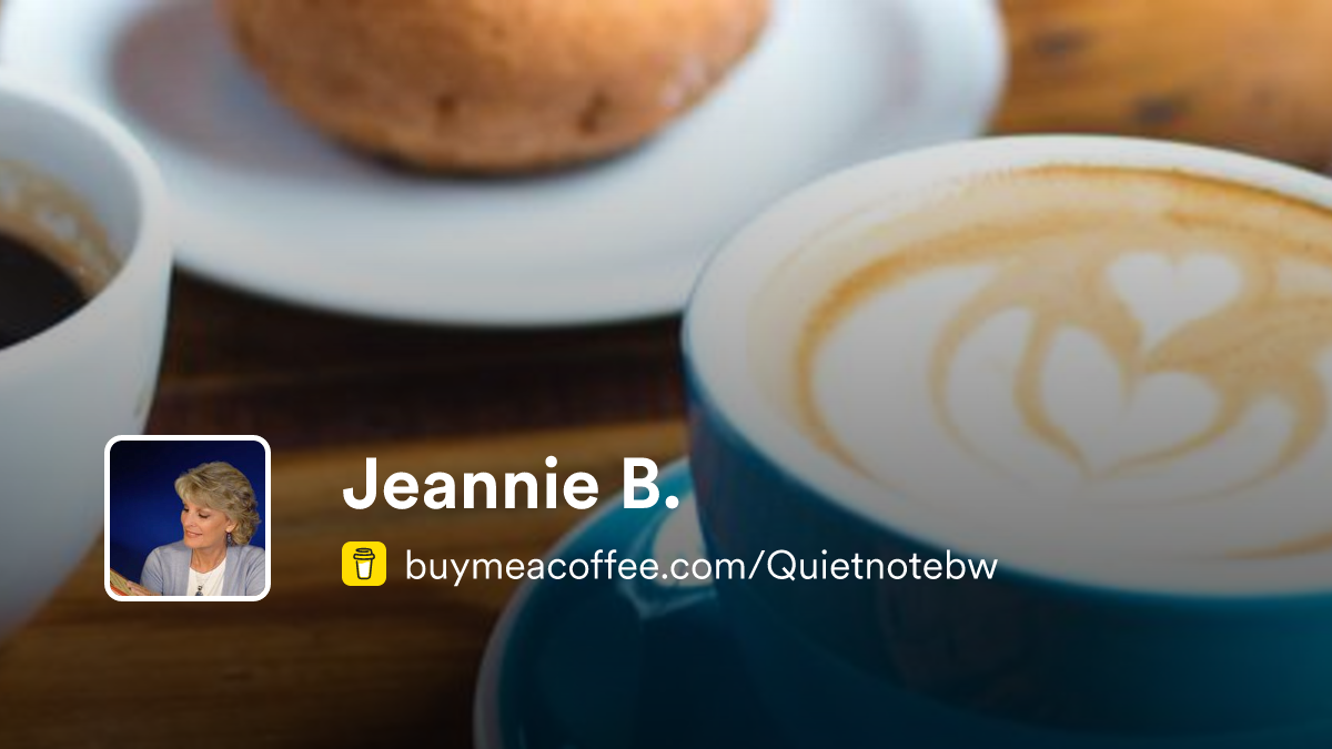 Jeannie B. is ASMR Videos - Buymeacoffee