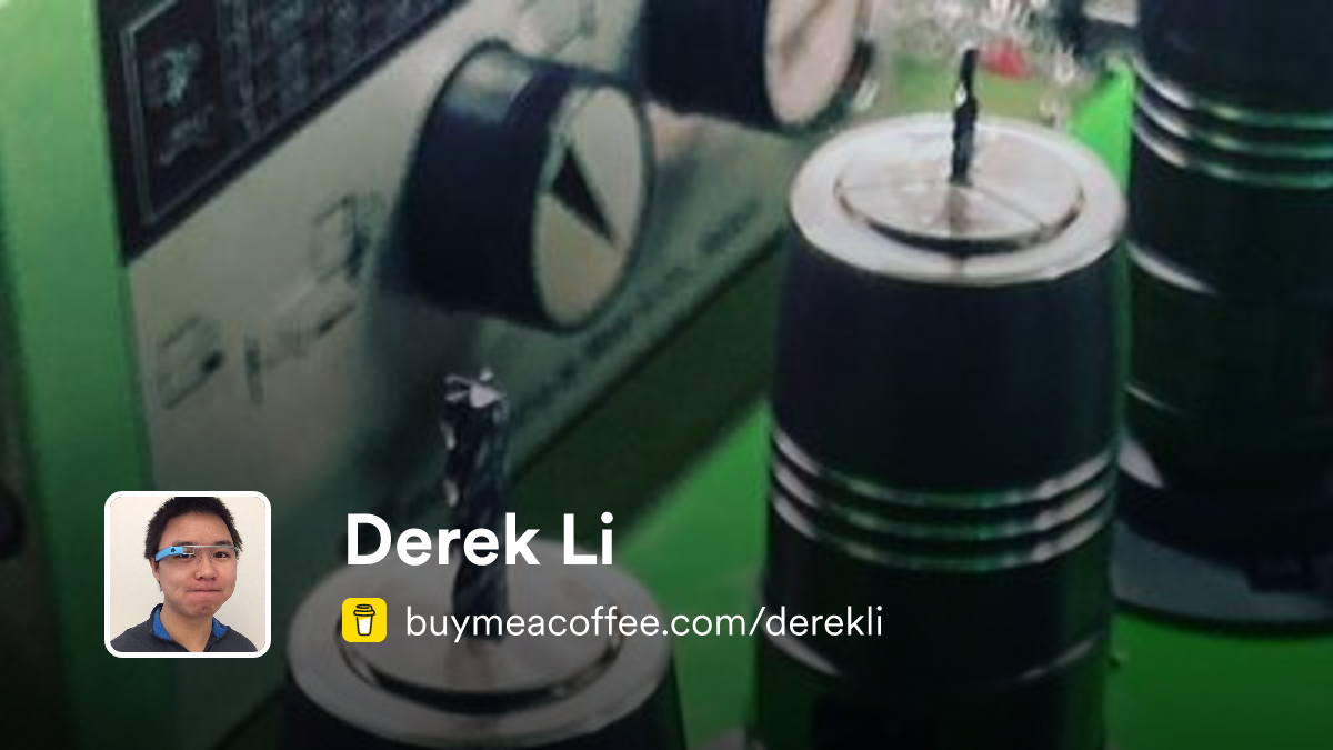 Derek Li - Buymeacoffee