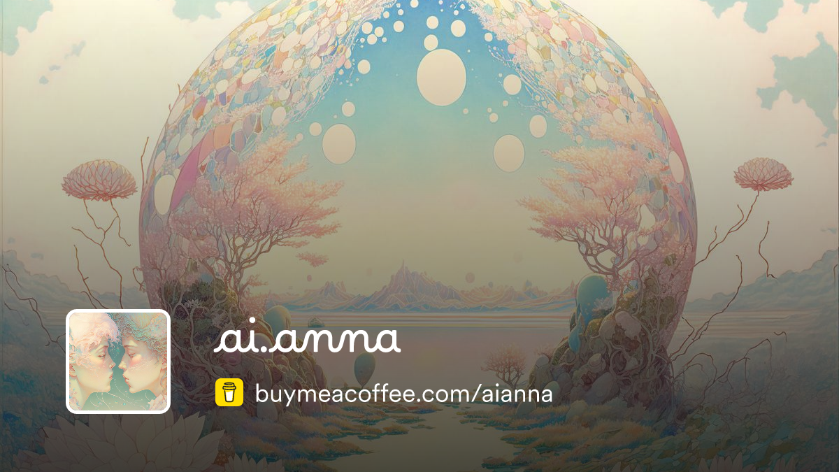 ai.anna is creating digital art by using artificial inteligence (AI) & Photoshop - Buymeacoffee