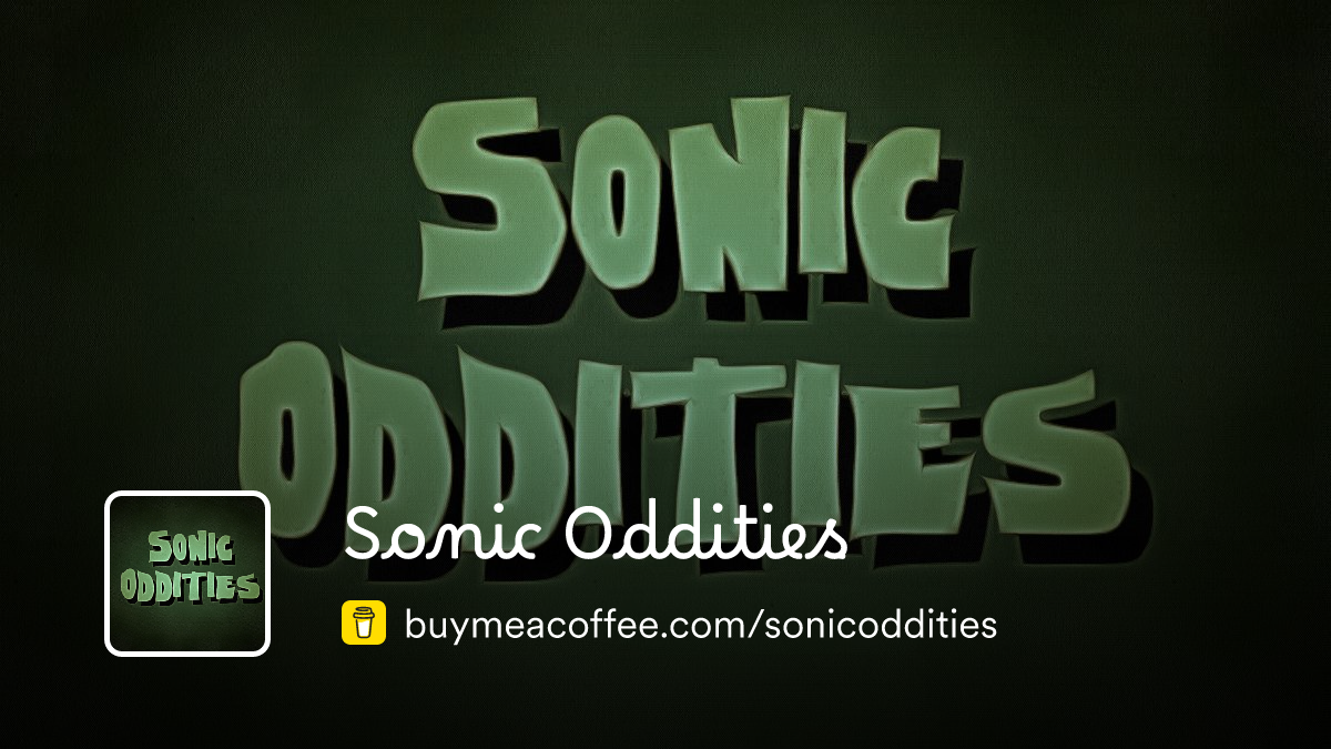 Sonic Oddities Is Chasing One Idea To The Next Buymeacoffee
