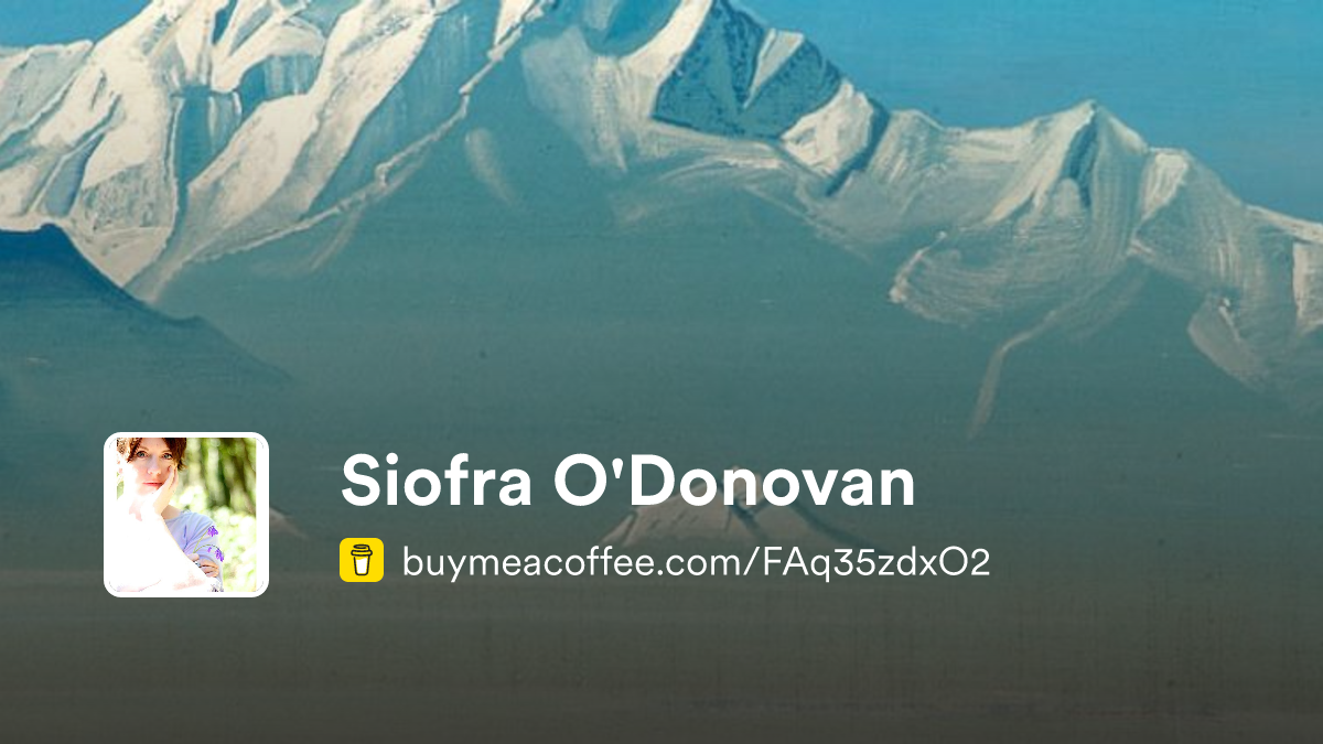 Siofra O'Donovan is Substack Blog, Novels, Writing Workshops - Buymeacoffee