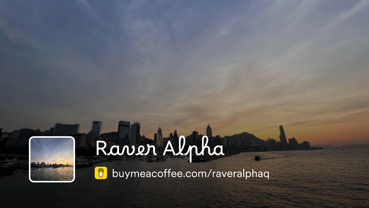 Raver Alpha is building codes - Buymeacoffee