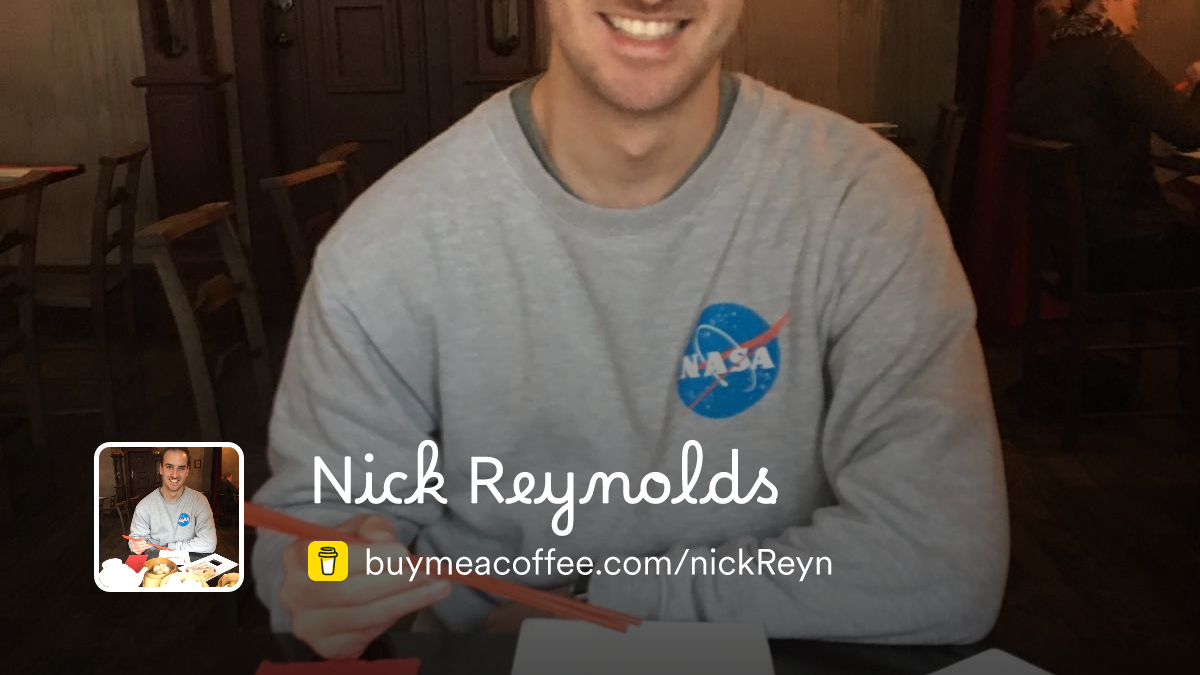 Nick Reynolds - Buymeacoffee