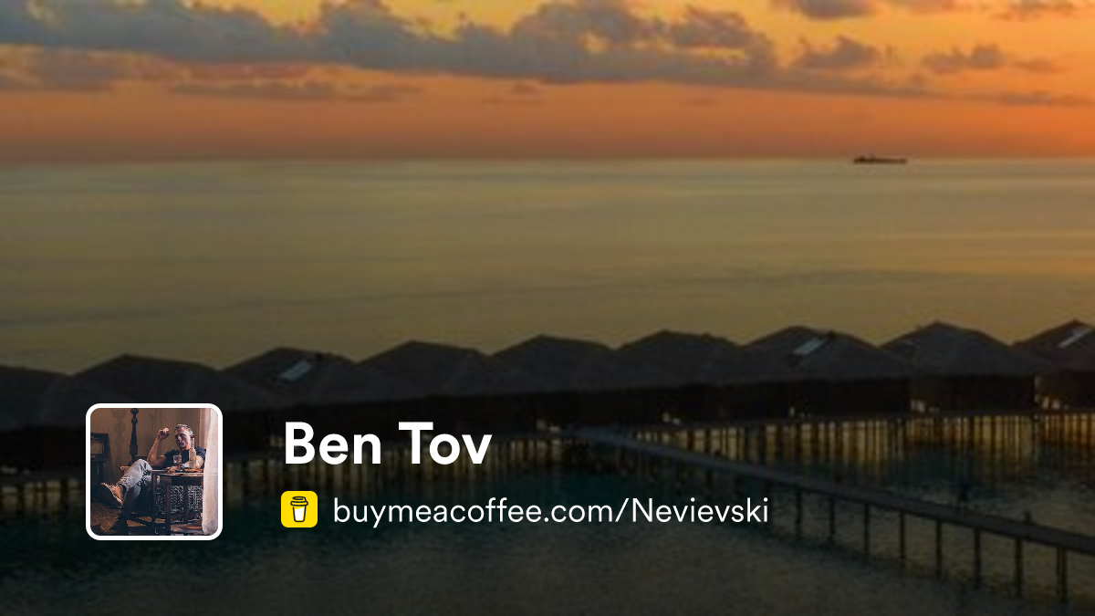Ben Tov - Buymeacoffee