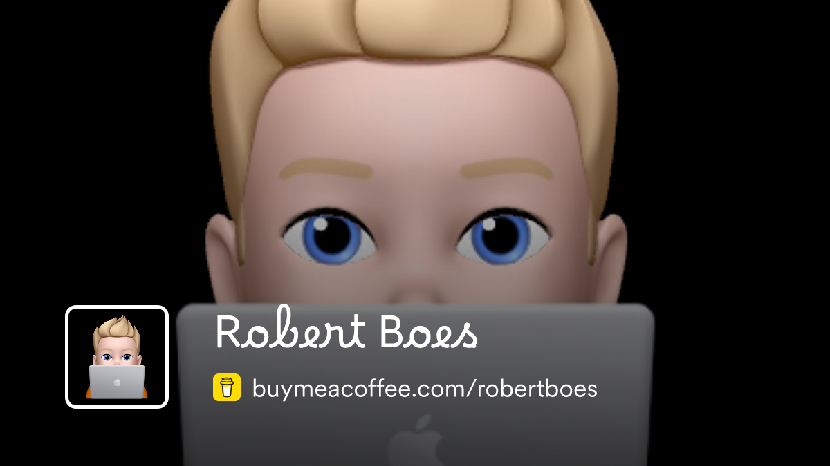 Robert Boes - Buymeacoffee