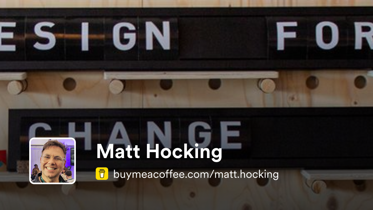 Extras | Matt Hocking - Buymeacoffee