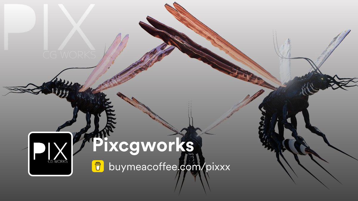 Pixcgworks is 3d art - Buymeacoffee