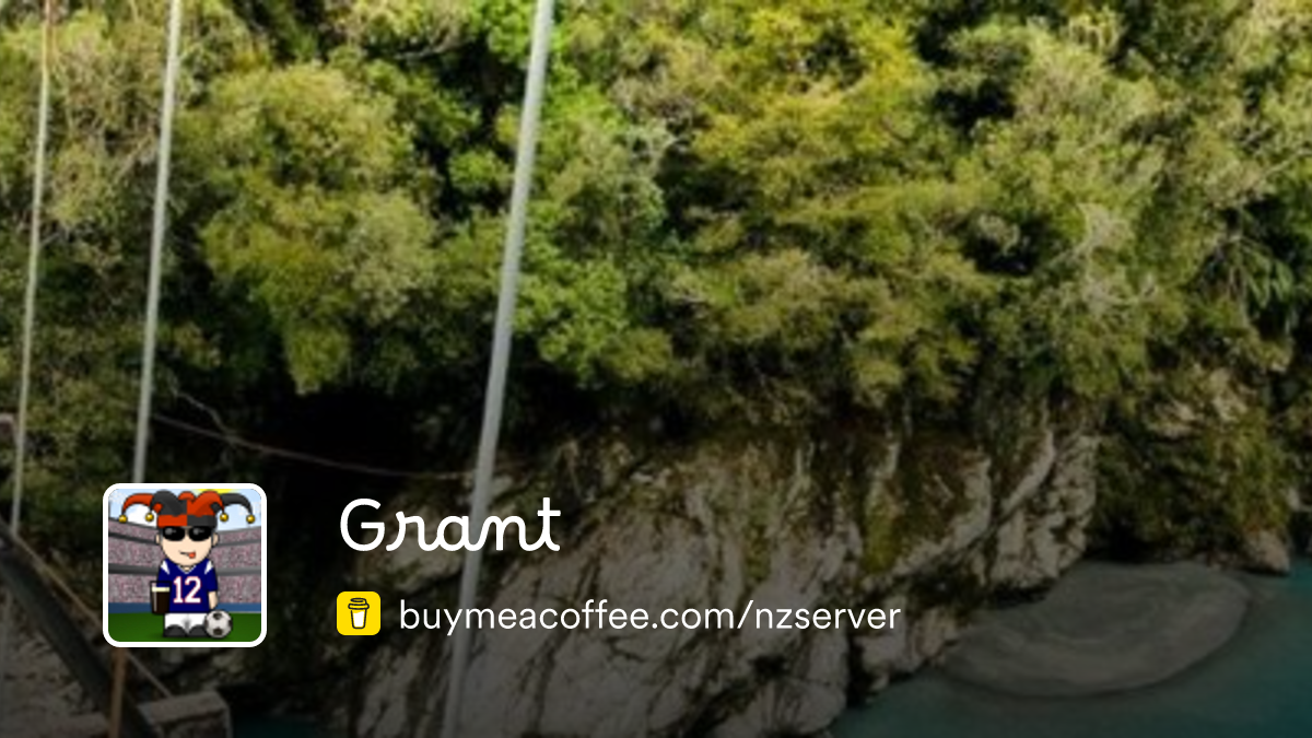 Grant is Hosting a New Zealand Mastodon instance - Buymeacoffee