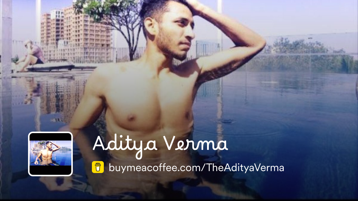 Aditya Verma - Buymeacoffee