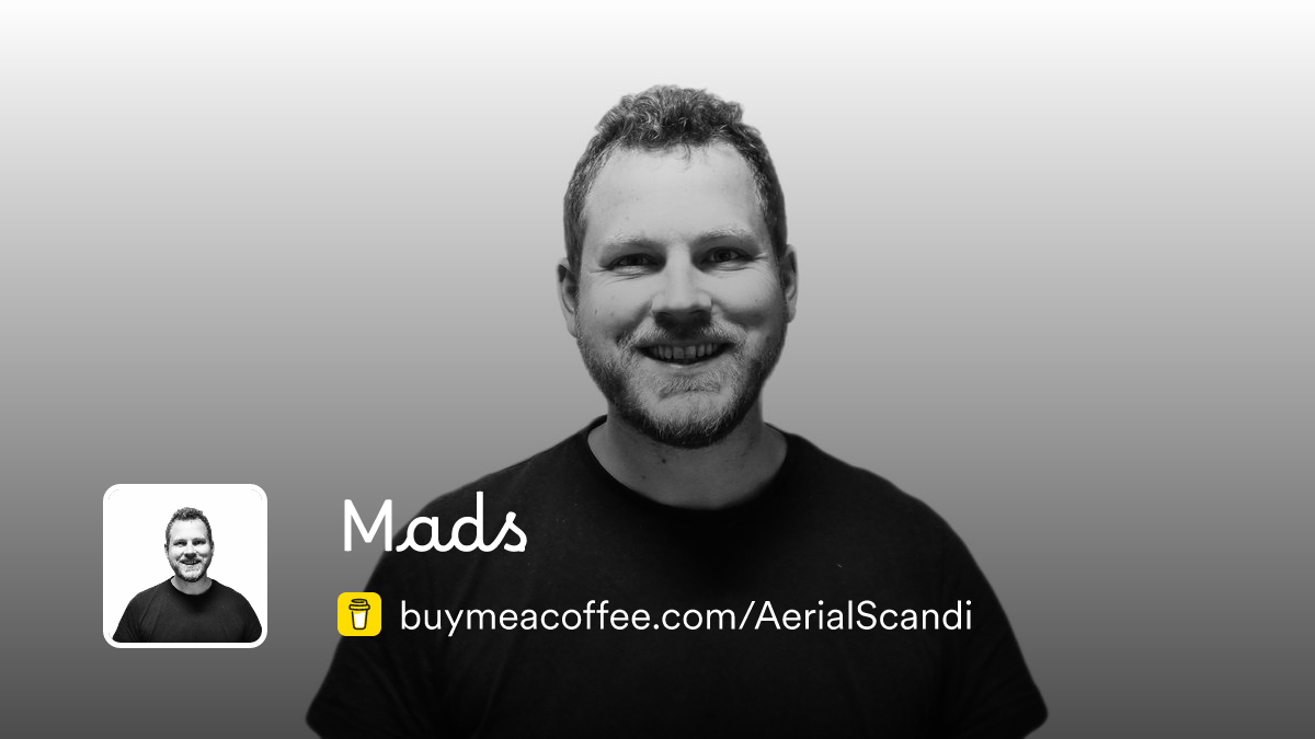 Mads is Making awesome Dronevideo - Buymeacoffee