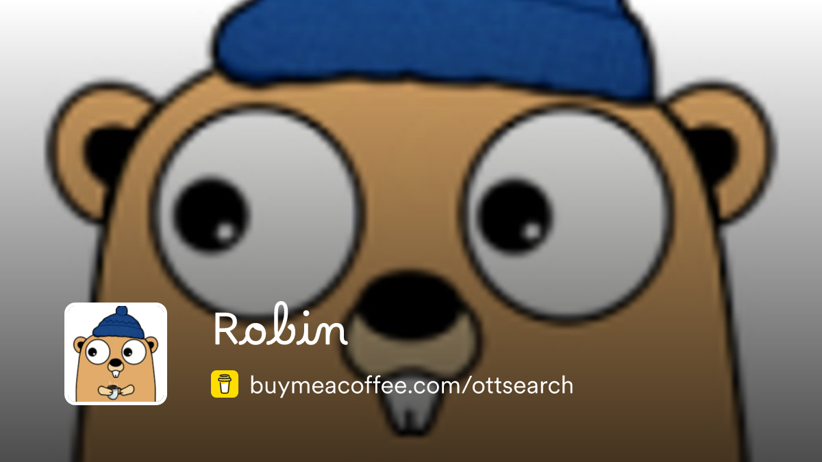 Robin - Buymeacoffee