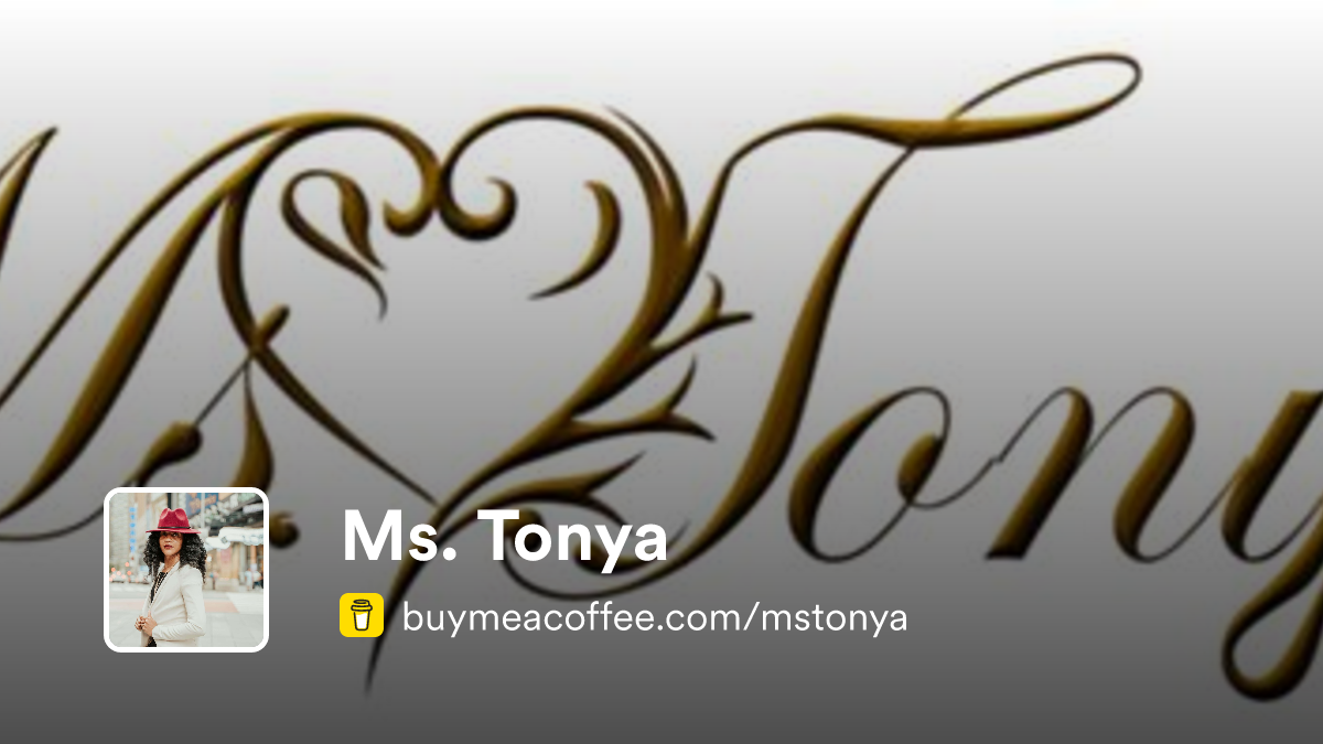 Ms. Tonya is Stories through Photos - Buymeacoffee