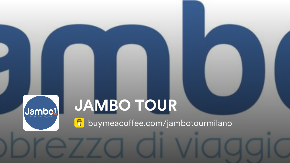 JAMBO TOUR - Buymeacoffee