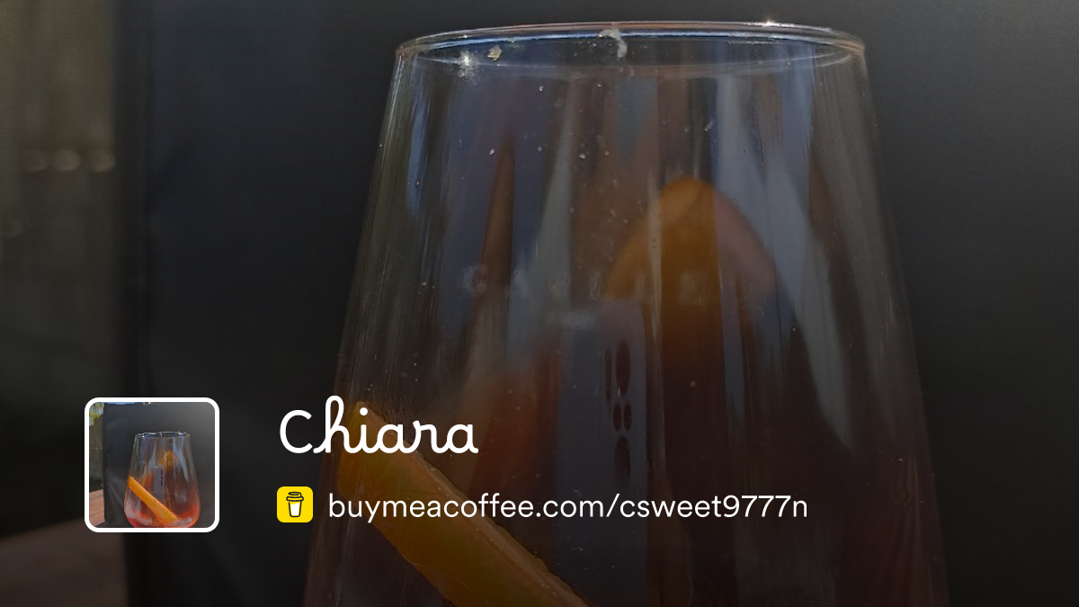 Chiara - Buymeacoffee