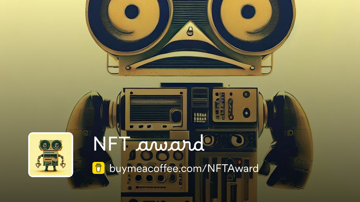 NFT award is ART - Buymeacoffee