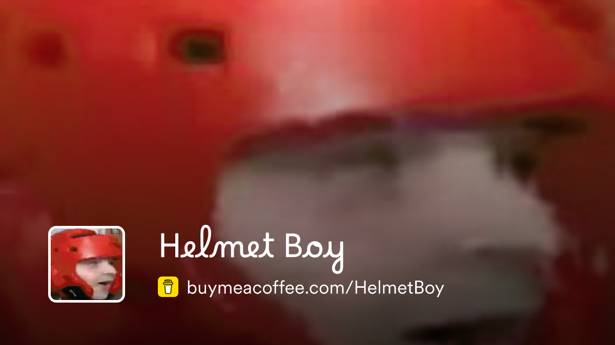 Helmet Boy - Buymeacoffee