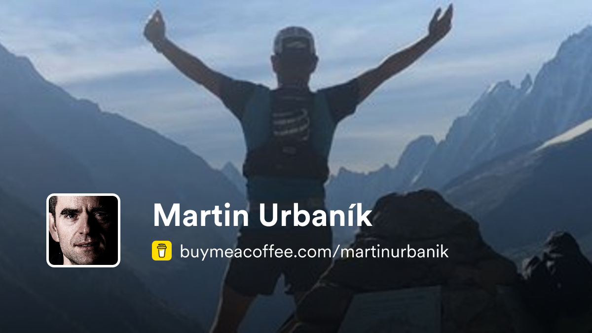 Martin Urbaník - Buymeacoffee