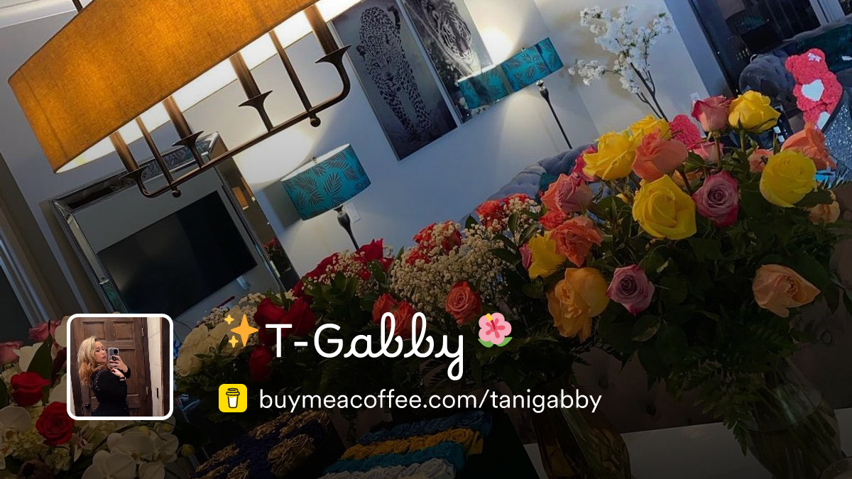 T-Gabby🌺 is Digital Creator - Buymeacoffee