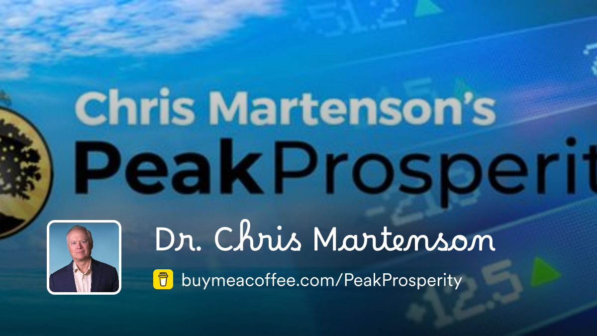 Dr. Chris Martenson - Buymeacoffee