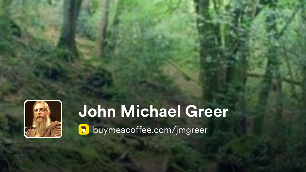 John Michael Greer - Buymeacoffee