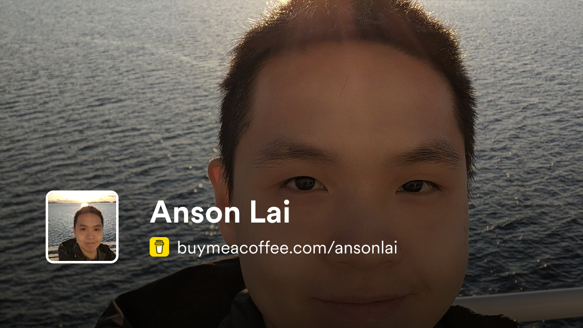 Anson Lai - Buymeacoffee