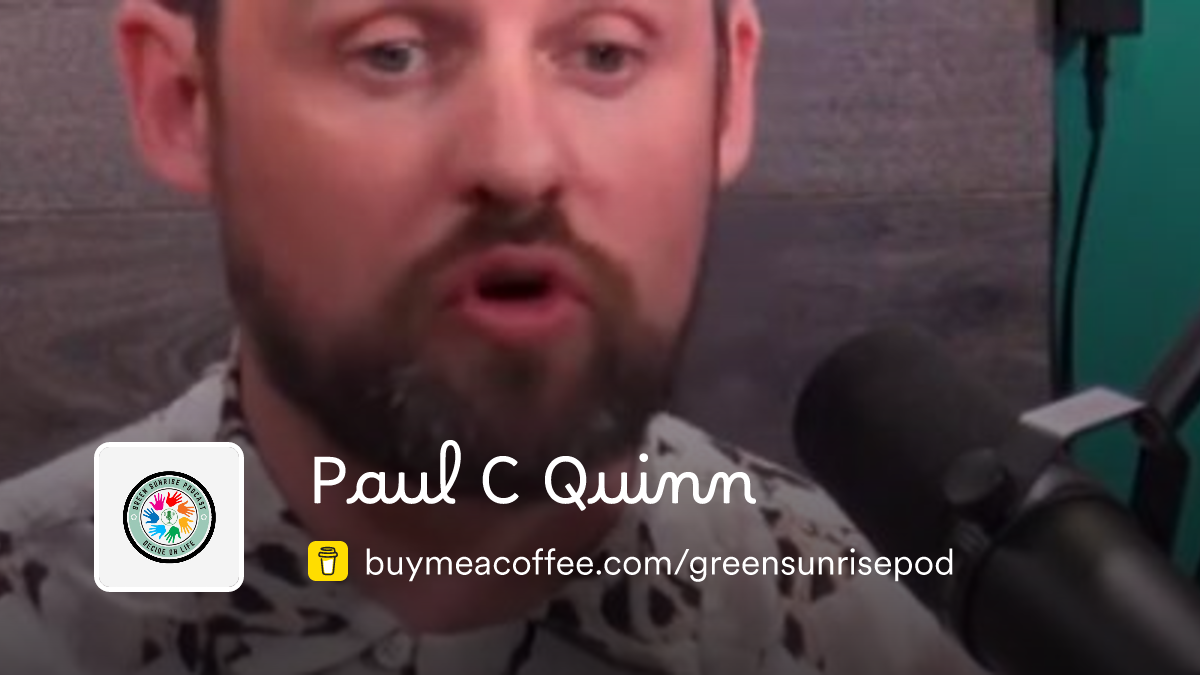 Paul C Quinn - Buymeacoffee