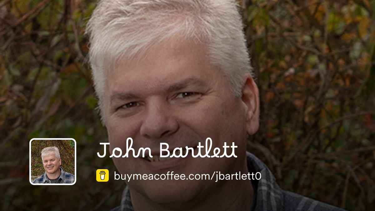 John Bartlett - Buymeacoffee