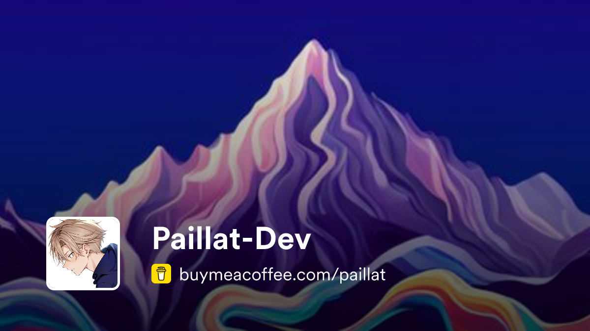 Paillat-Dev is developping viralfactory - Buymeacoffee