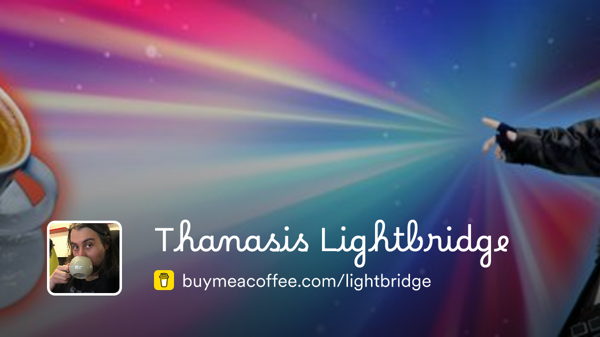 Thanasis Lightbridge is creating epic music with computers and synthesizers - Buymeacoffee