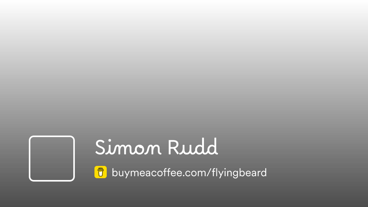 Simon Rudd is making art - Buymeacoffee