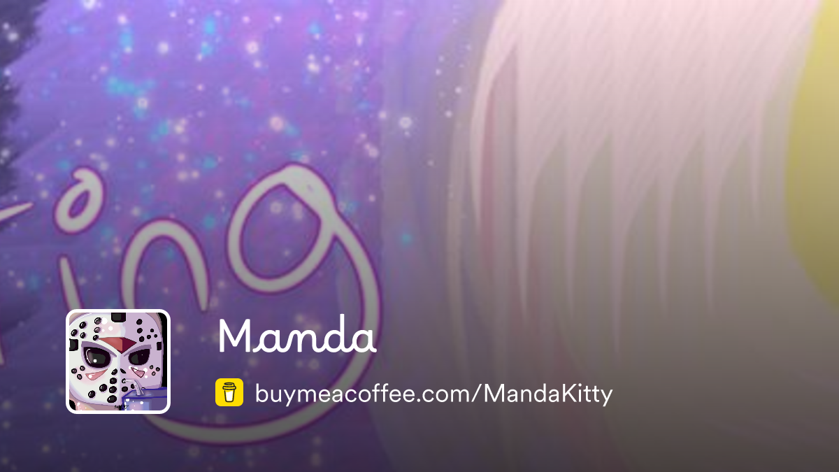 Manda is Art, Emotes - Buymeacoffee