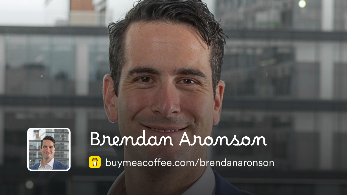 Brendan Aronson - Buymeacoffee