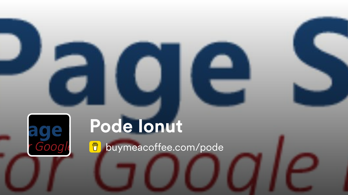 Pode Ionut is web apps, chrome plugins, google docs plugin - Buymeacoffee