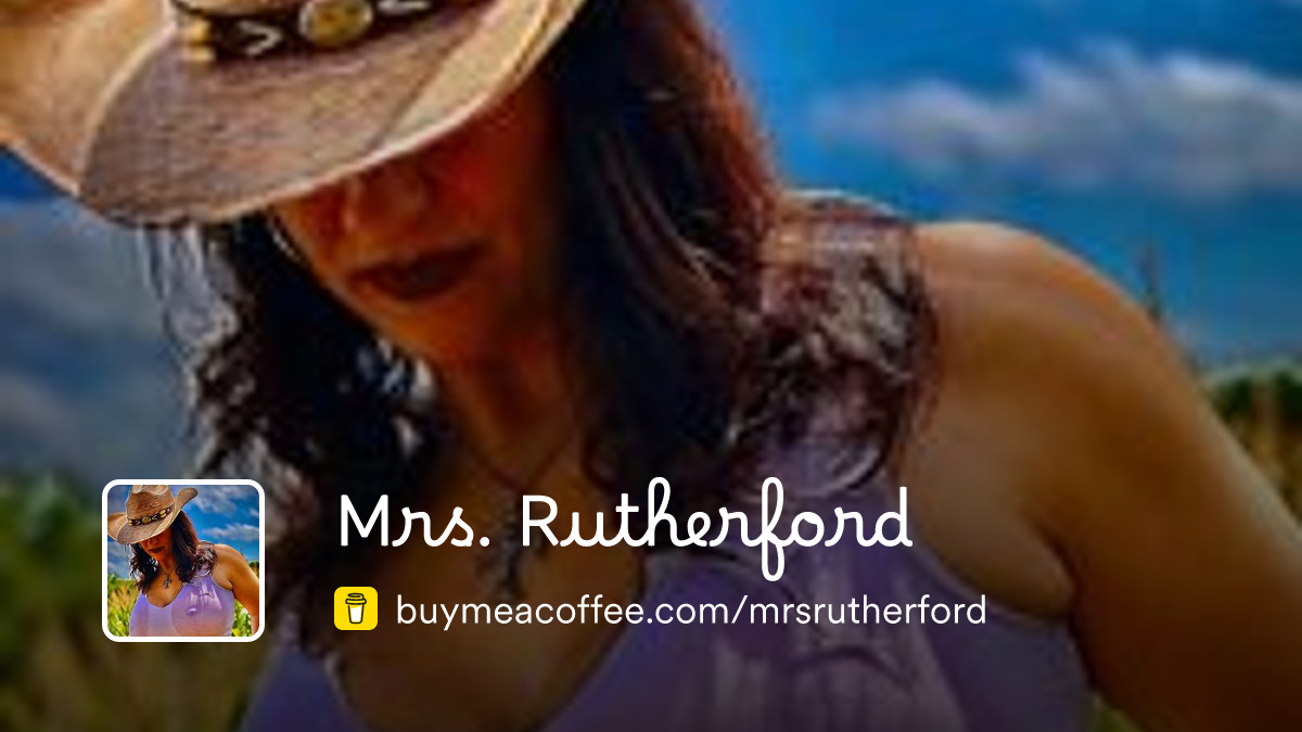 Mrs. Rutherford is photos - Buymeacoffee