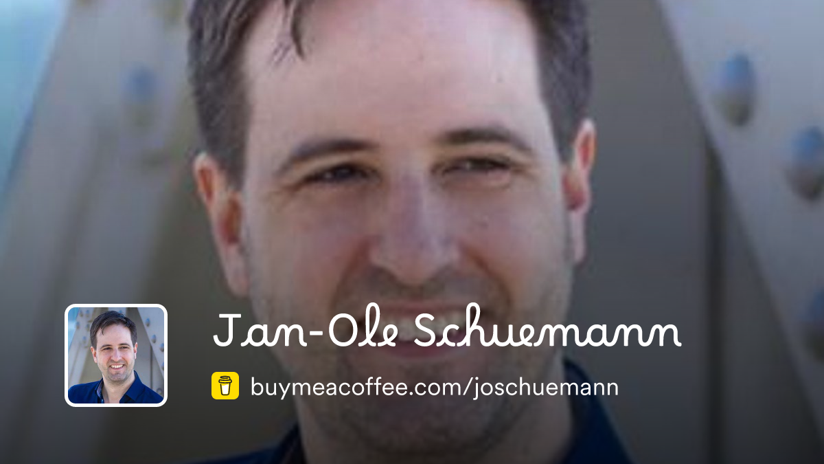 Jan-Ole Schuemann - Buymeacoffee